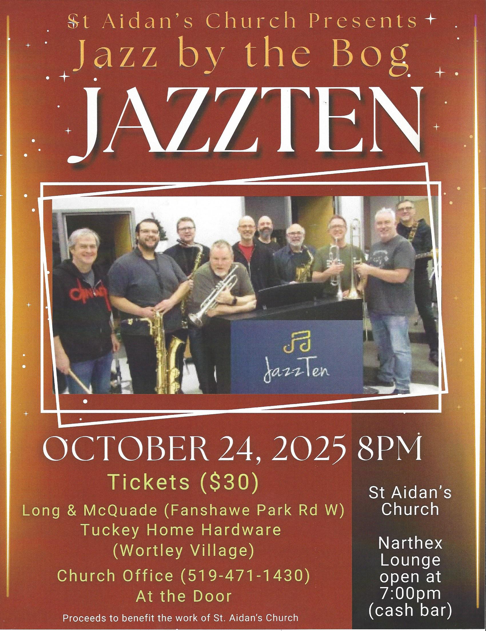 The 22nd Season of Jazz by the Bog kicks off with JazzTen on Friday ...