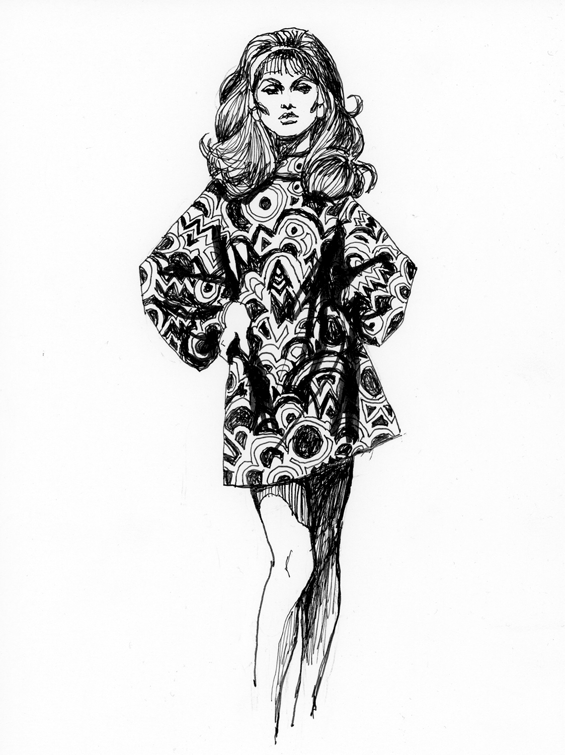 Drawing on the Past: Smashing Fashion! The 60s Illustration of Bonnie ...